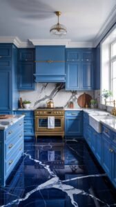 20 Blue Kitchen Flooring Ideas to Transform Your Space